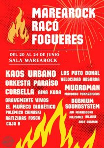 MareaRock Fogueres 2023, cartel – MetalBizarre.com