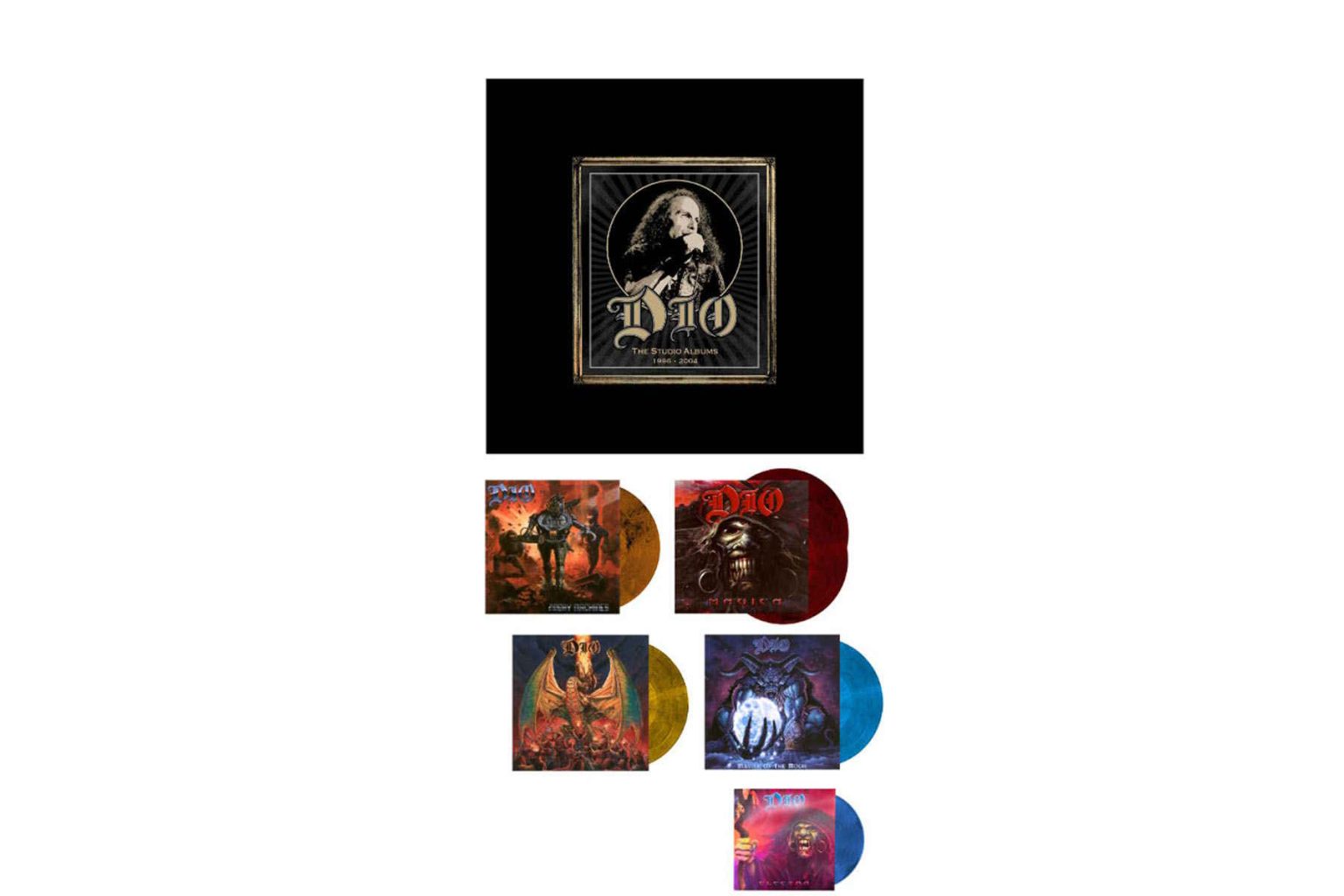 DIO, caja con todos sus discos de estudio – MetalBizarre.com
