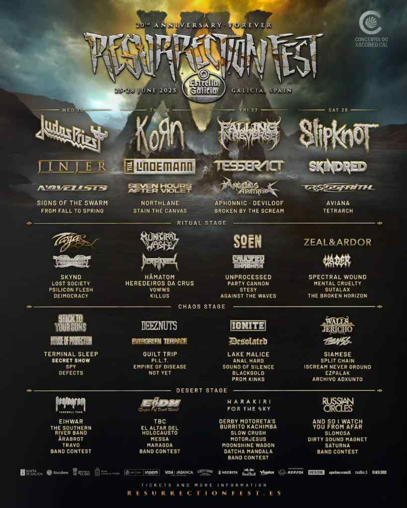 Resurrection Fest 2025 Todos Los Detalles Del Festival Gallego Que Resurrection Fest 2025 Todos Los Detalles Del Festival Gallego Que