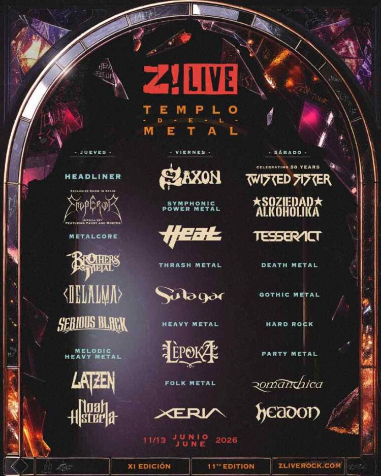 Z! Live Rock Fest 2026, cartel y entradas por días – MetalBizarre.com