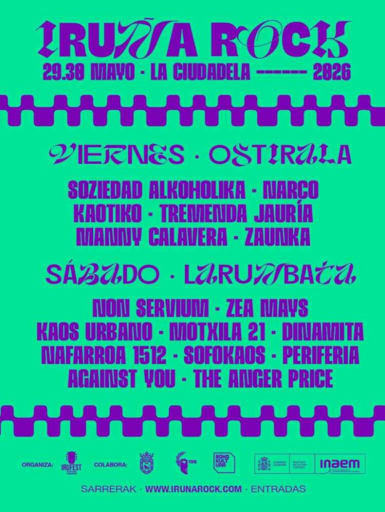 Iruña Rock 2026, publican sus horarios próximos al sold out ...